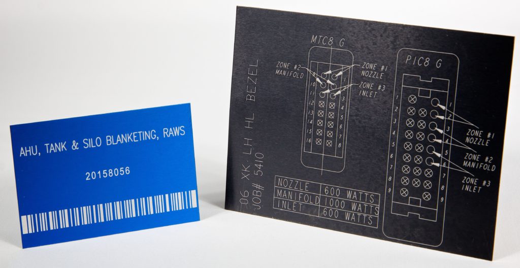 Laser Engraved Barcode and Schematic - HT Laser